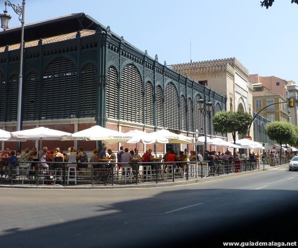 Mercado de Atarazanas en el Centro Histórico de Málaga.