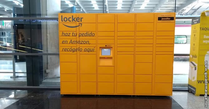 Amazon Lockers, Taquillas Automáticas, puntos de recogida en Málaga.